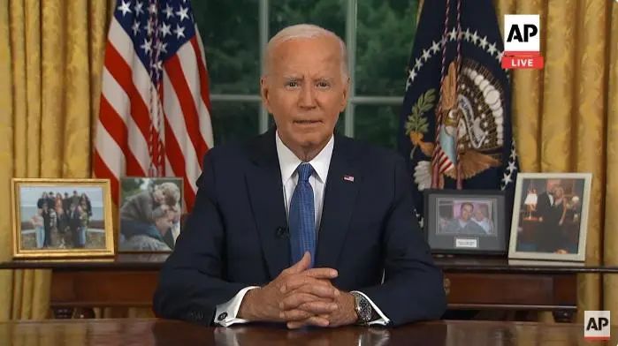 拜登发表退选后首次演讲 解释其退出竞选原因 - 时局 - 新湖南